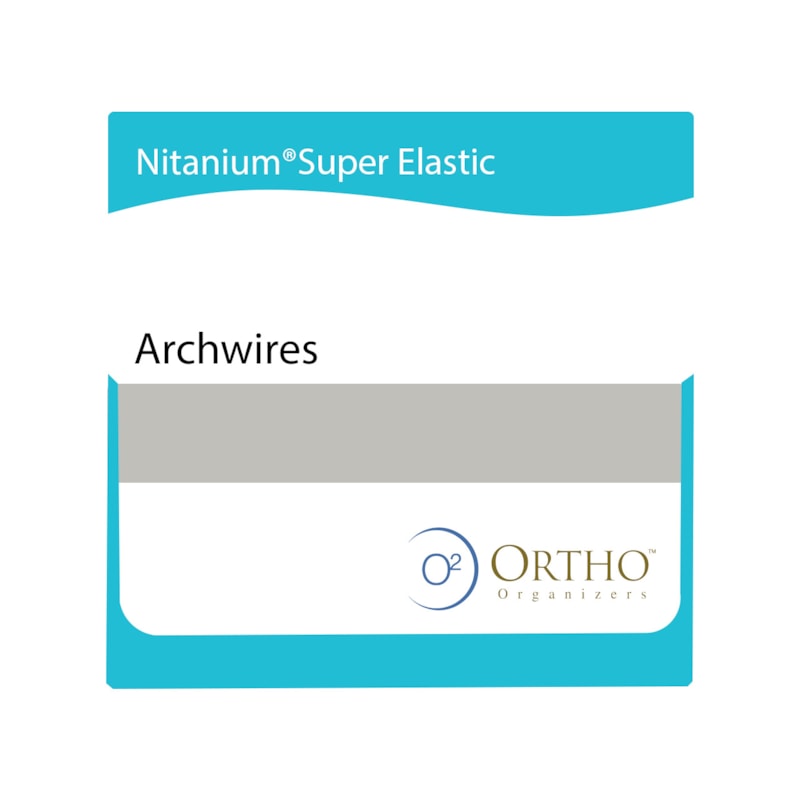 Arco de NiTi Dimple Retangular - Ortho Organizers - Orthoghia